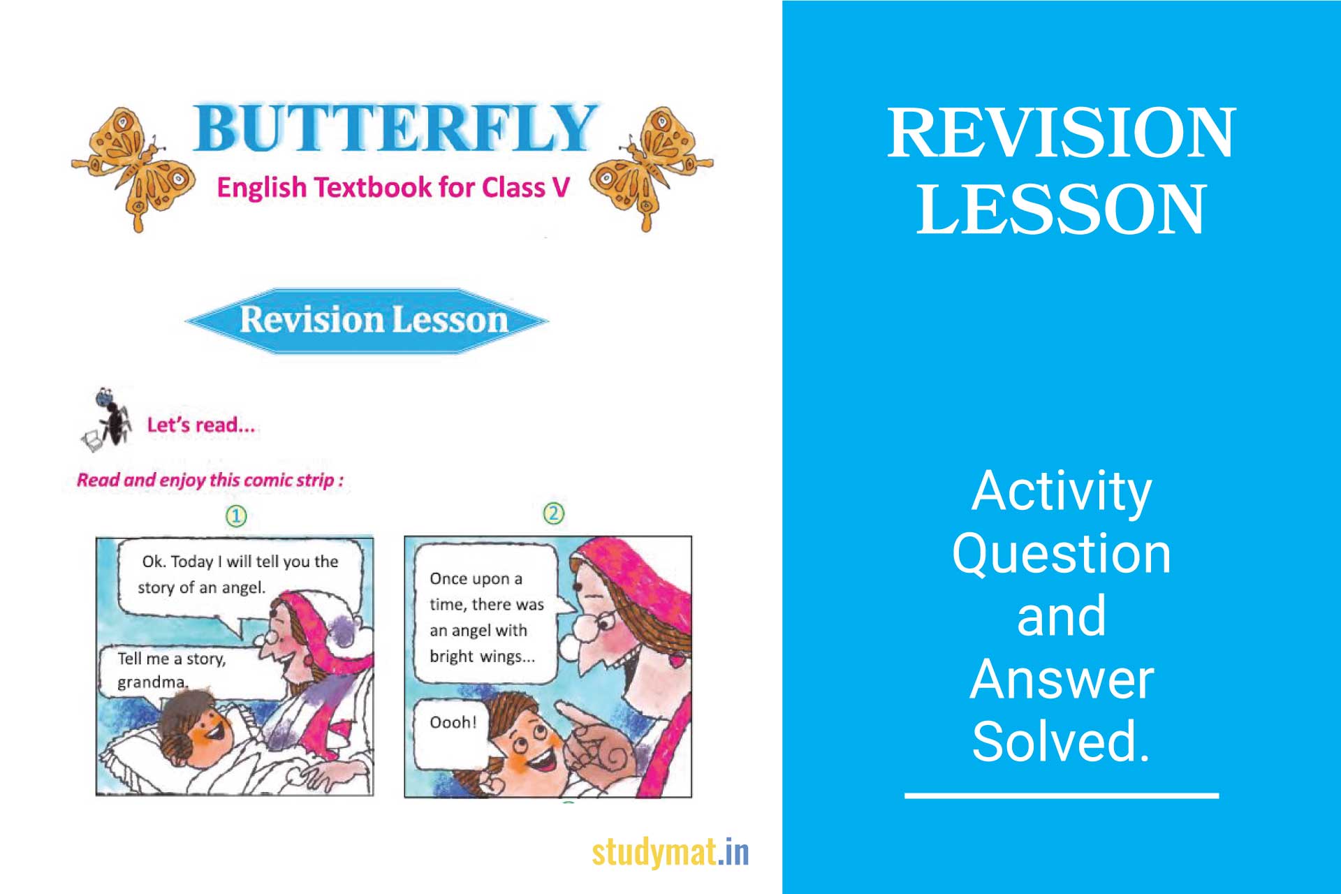 Revision Lesson Question Answer Class 5 Butterfly STUDYMAT Revision Lesson Question Answer Class 5 Butterfly STUDYMAT