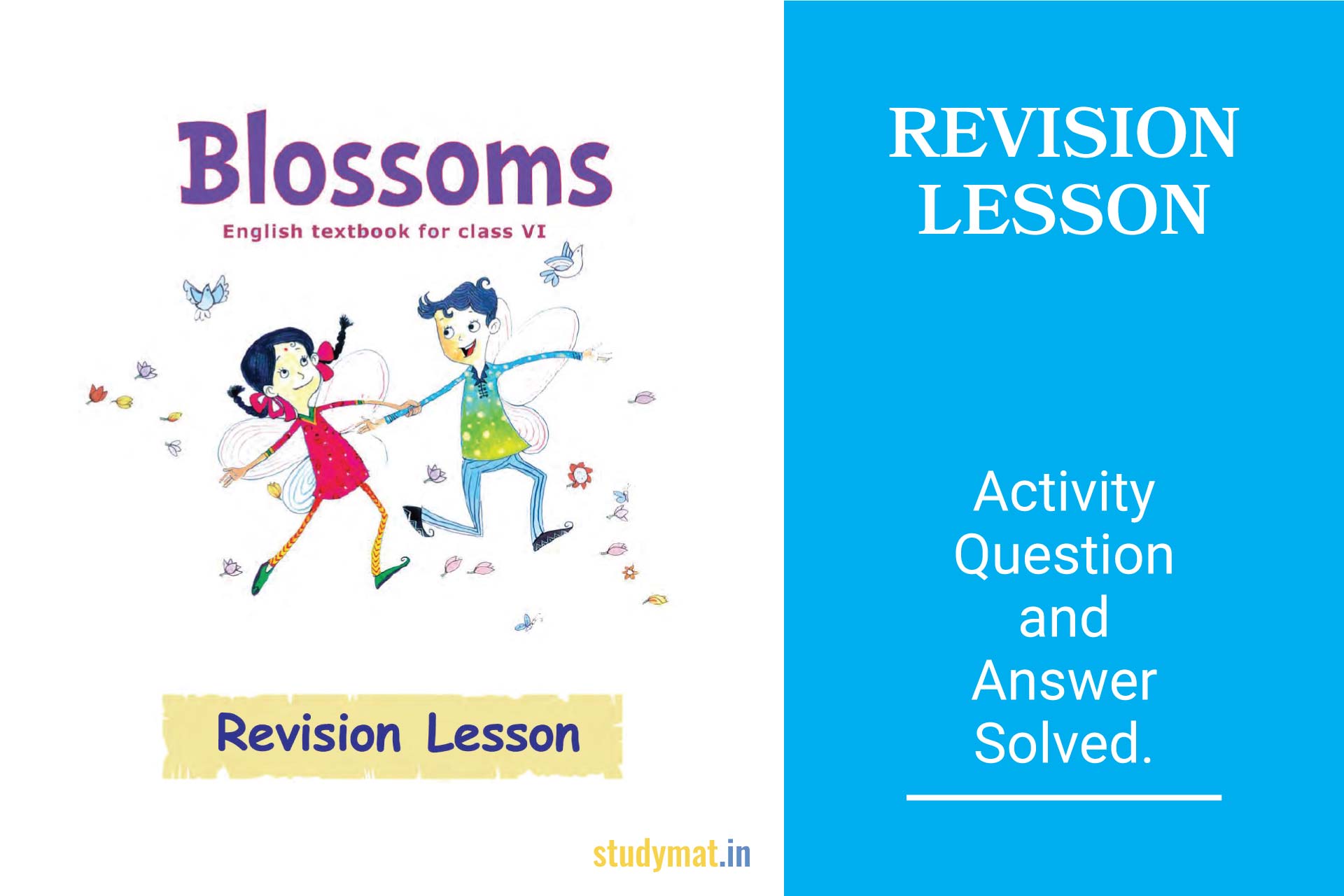 Revision Lesson Question Answer Class 6 Blossoms STUDYMAT
